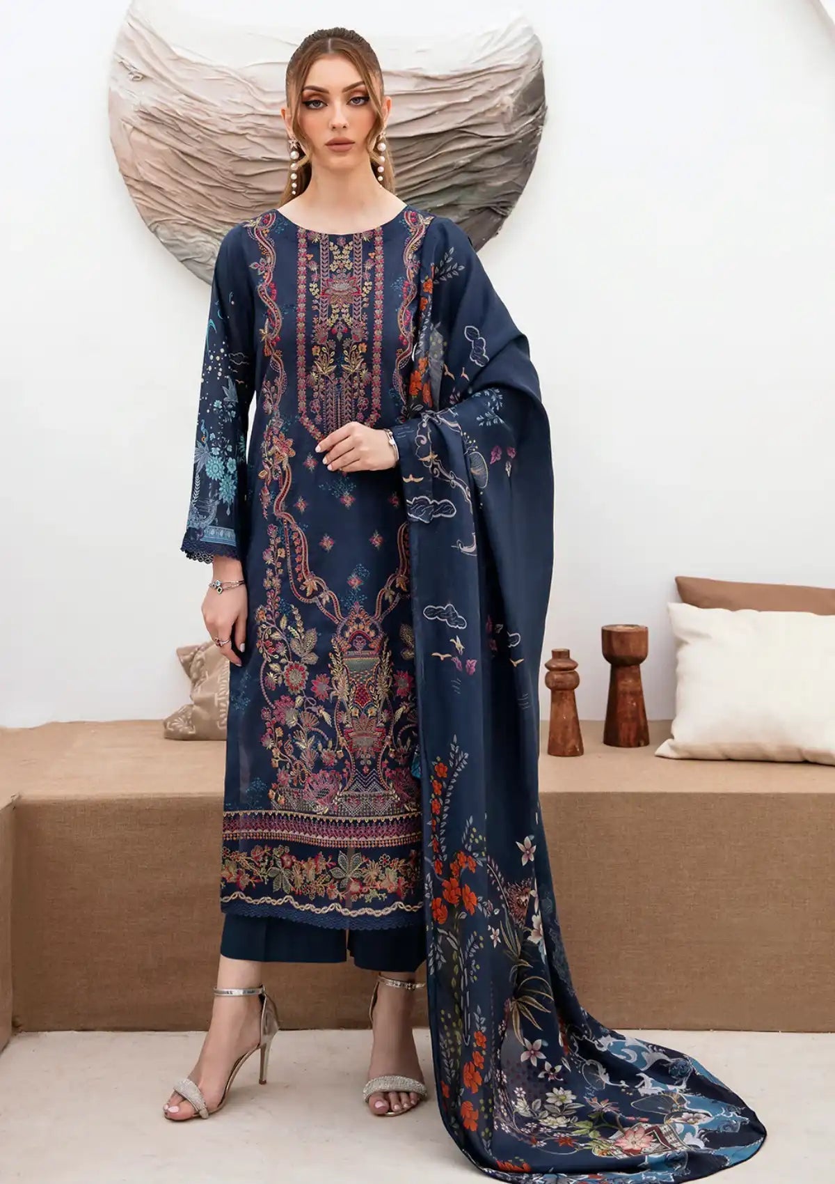 Ramsha || Ghazal Lawn Collection – G-207 – PFF Premium Store