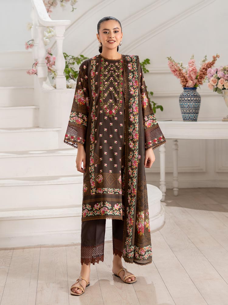 GULL BAHAR 3-Piece Unstitched Digital Printed Lawn Suit – PFF Premium Store