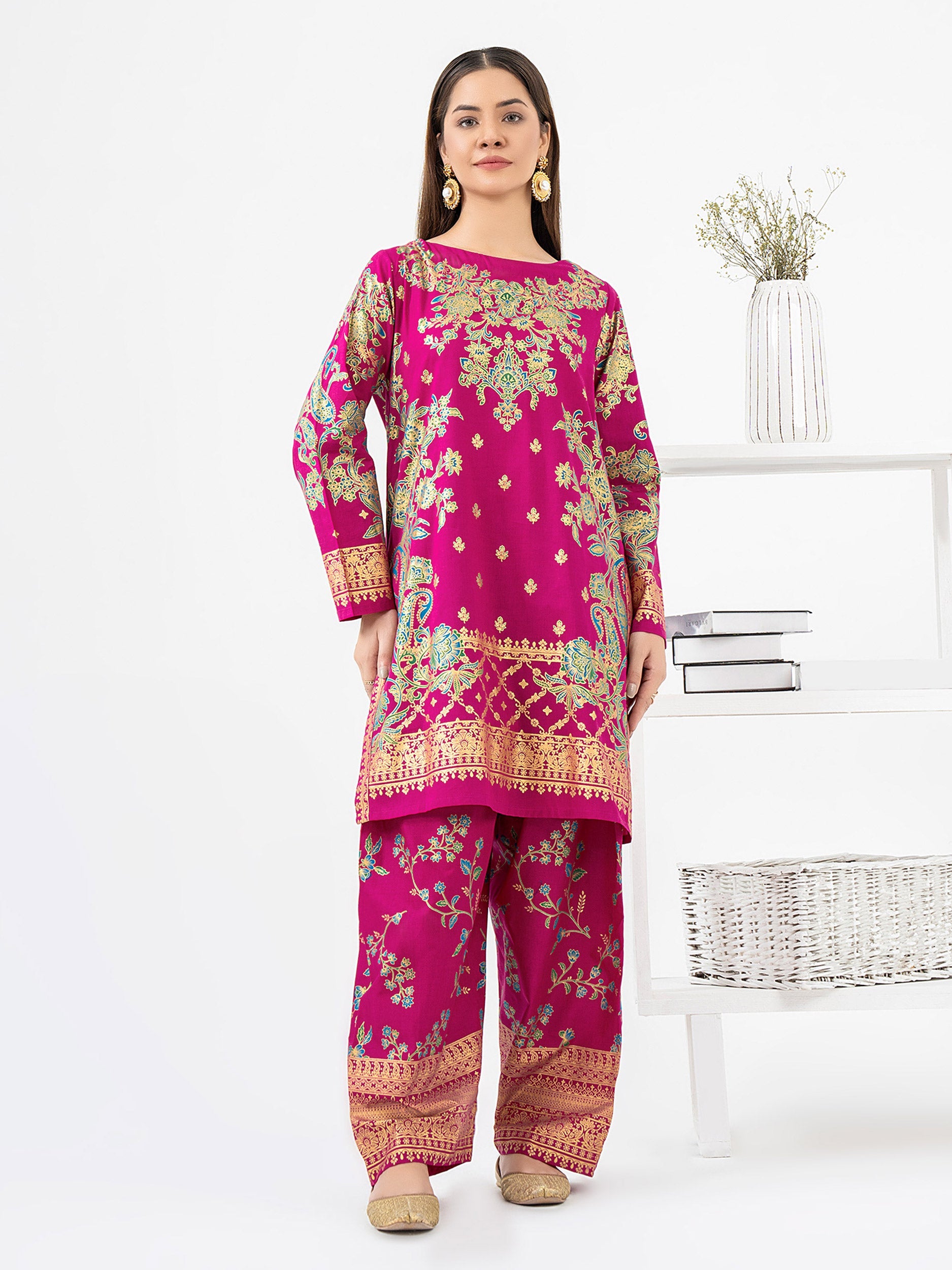 2 Piece Lawn Suit-Paste Print (Pret) – PFF Premium Store